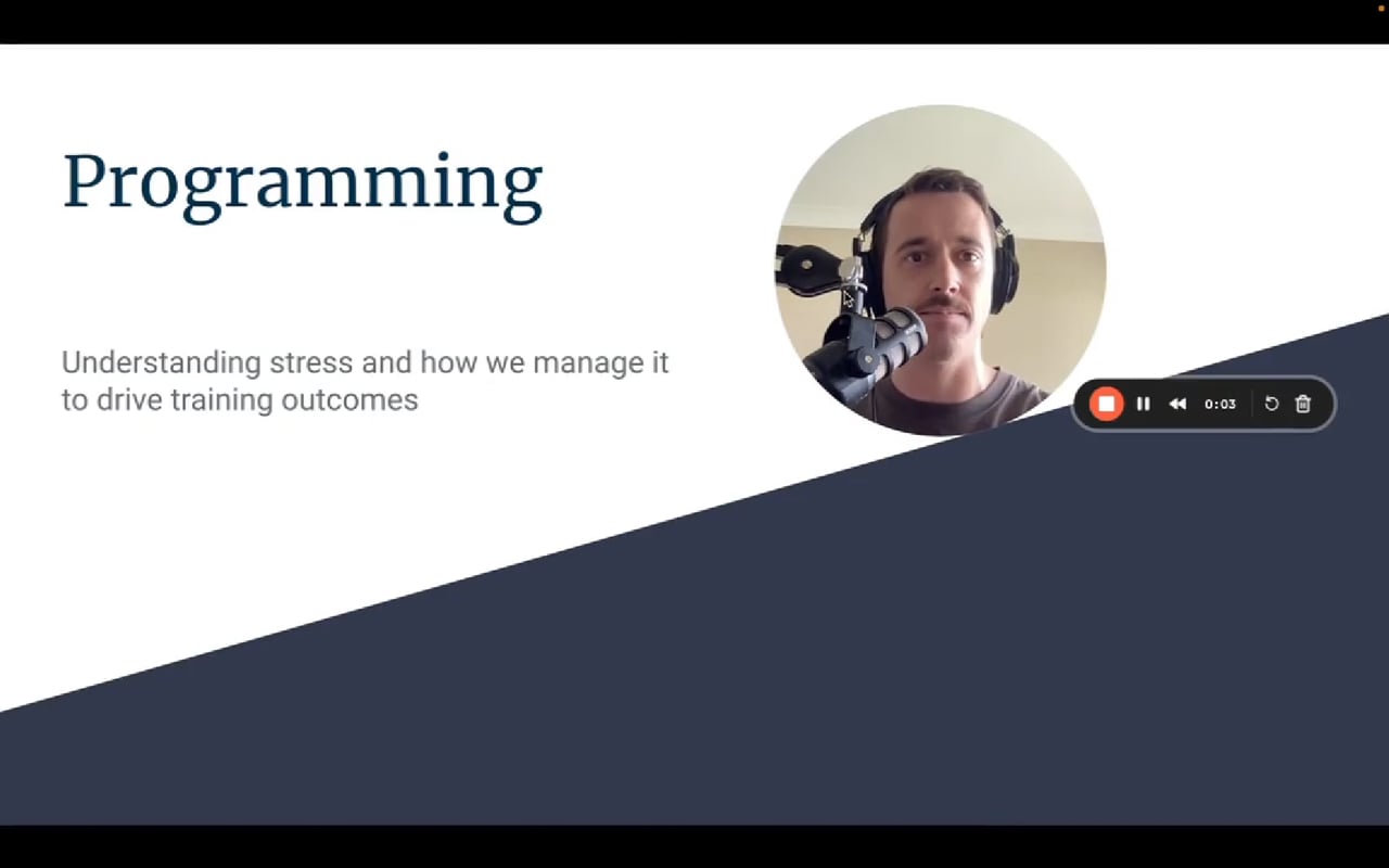 Programming - GPP Level 1 · General Physical Preparation