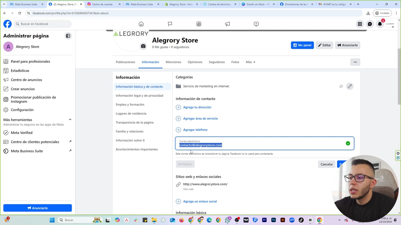 Creación de fan page e Instagram - Fase 2 · Unlocked Ecom Elite