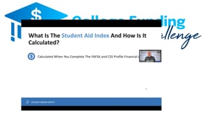 Do You Know Your SAI Number? · College Funding Secrets - Free
