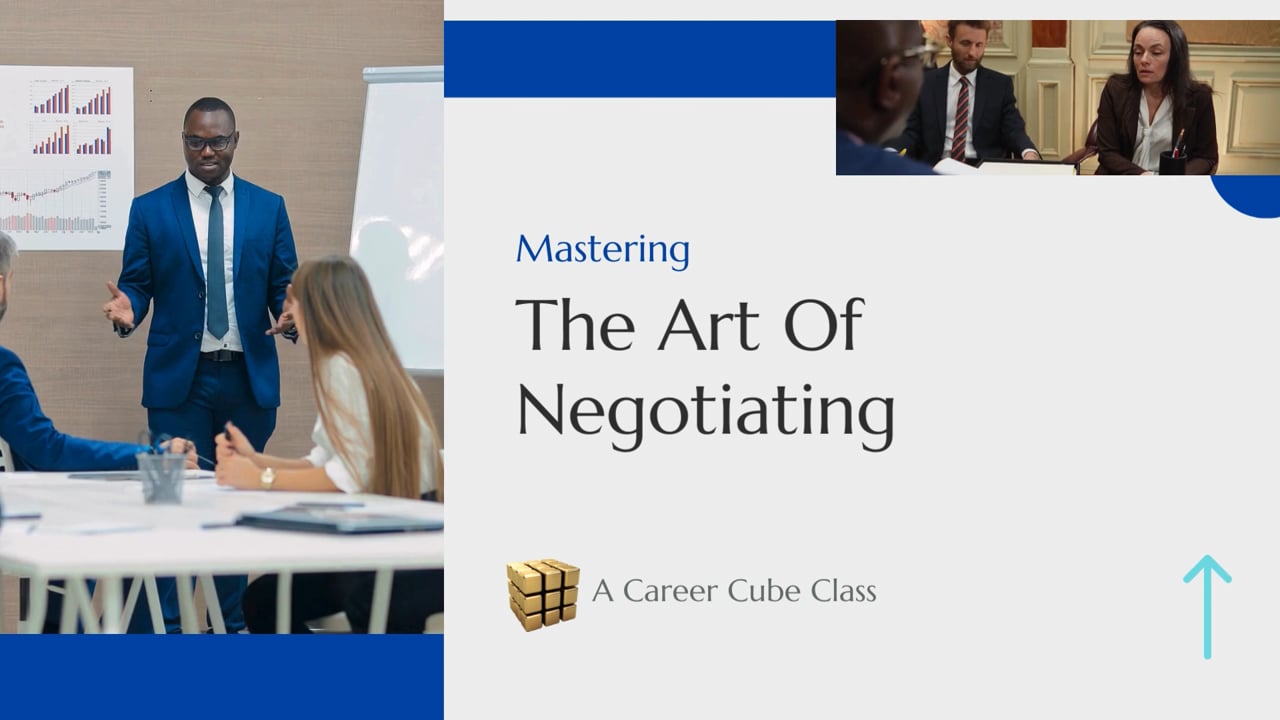 Course Overview - Negotiating - Intro only · CareerCube.io