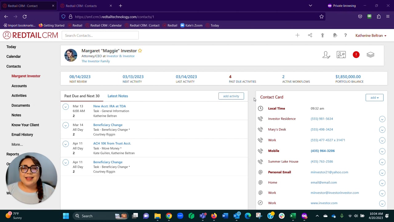 Proactive Client Scheduling - Operational Hub - Overview (Redtail) · RIA Operators