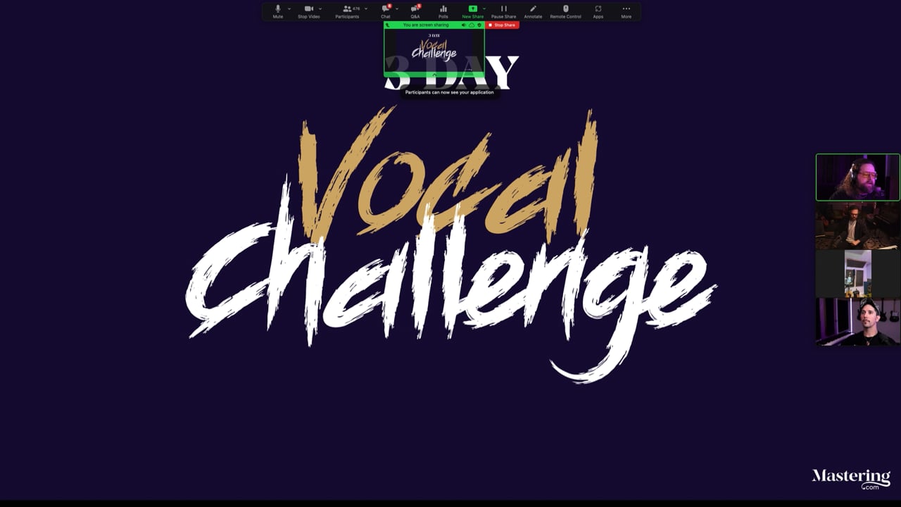 Day 1 - Vocal Recording - 3-Day Vocal Challenge Replay · Fix-The-Mix™