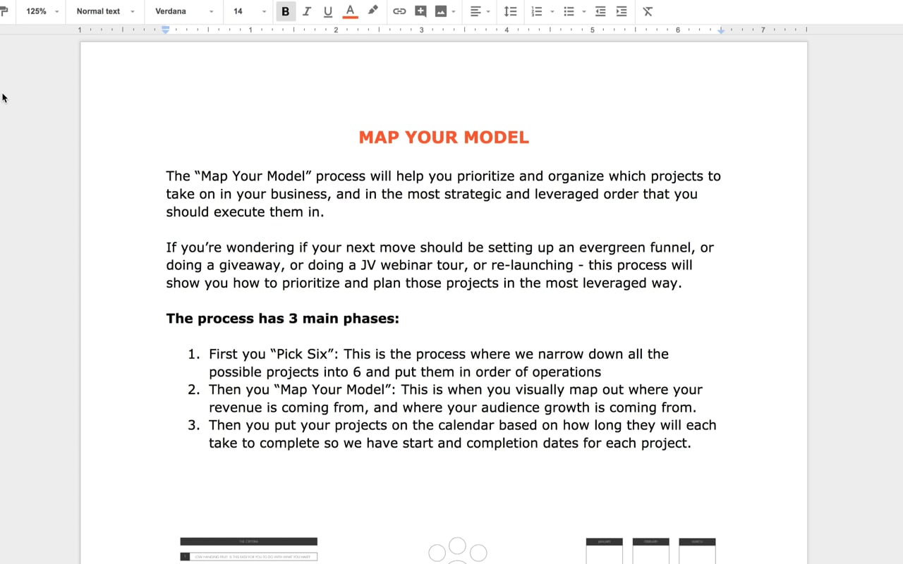 Map Your Model: Process Overview - Map Your Model Planning System ...