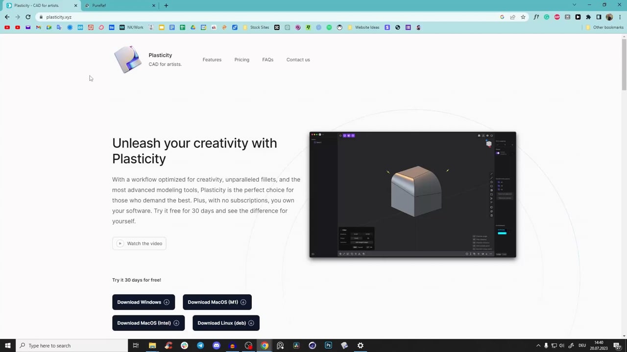 02 - Installation - Plasticity Beginner Introduction · Creative 3D ...