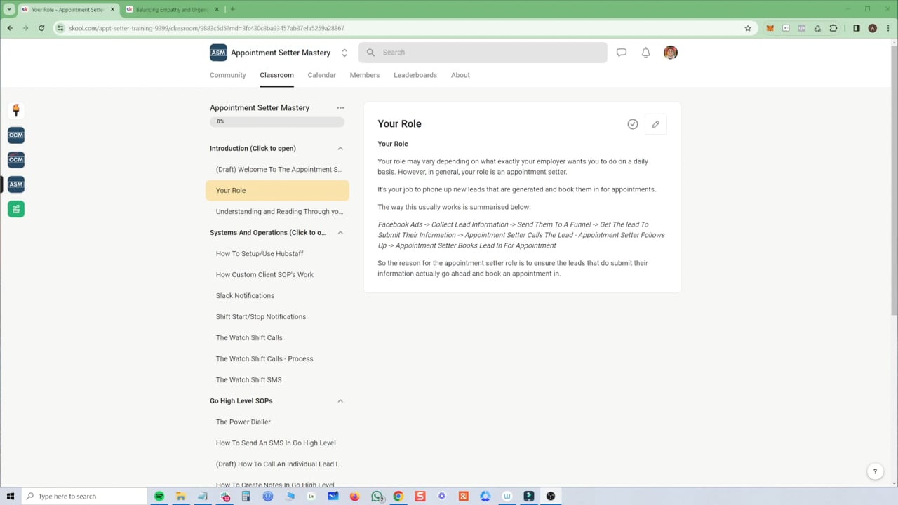 Welcome To The Appointment Setter Mastery Training - Appointment Setter Mastery · Appointment ...