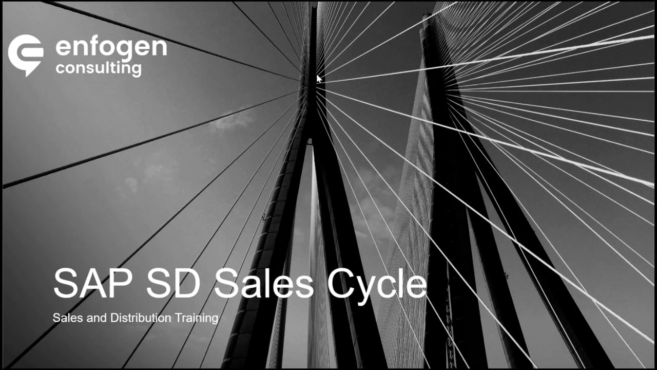 OTC PROCESS/SALES CYCLE - SAP SD TRAINING COURSE · SAP Advanced Learning