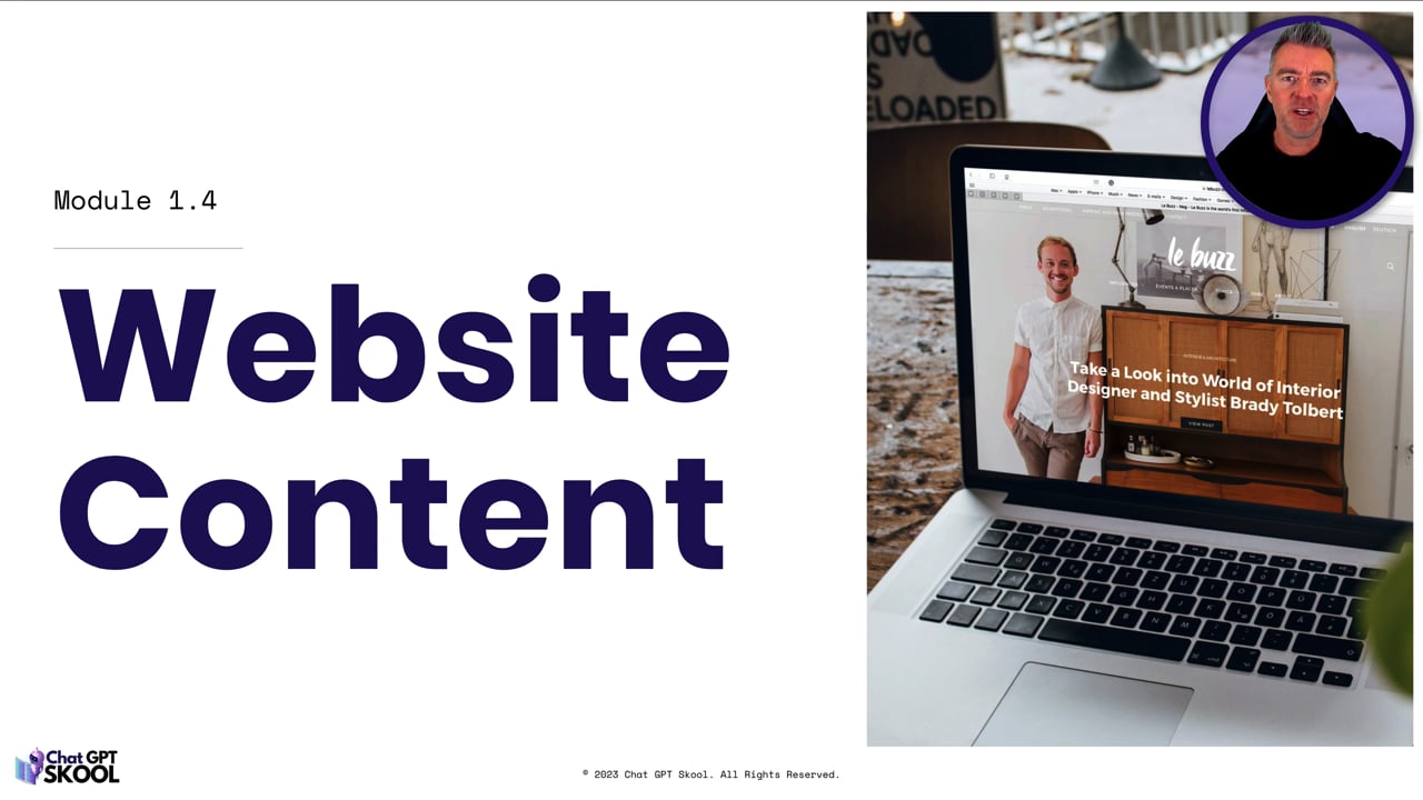 Website Content - Chat GPT Skool · ChatGPT Users