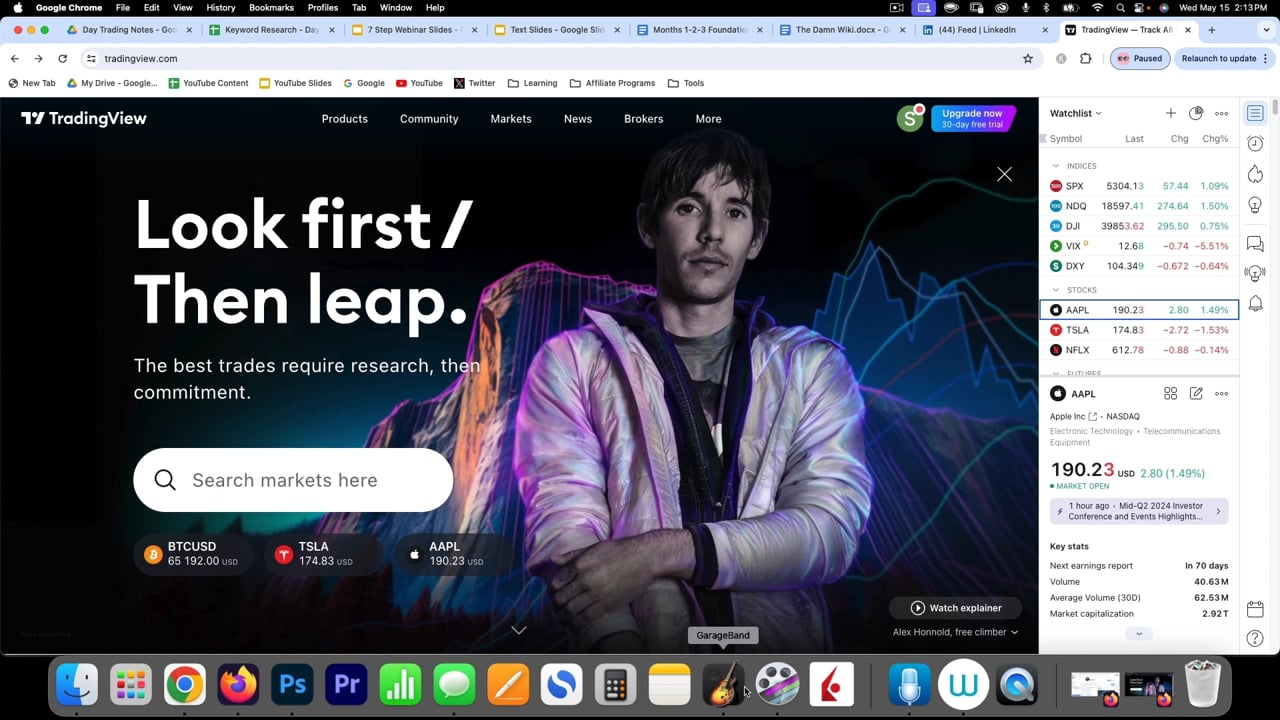 Get Started with a Free Account - TradingView Tutorial · Day Trading ...