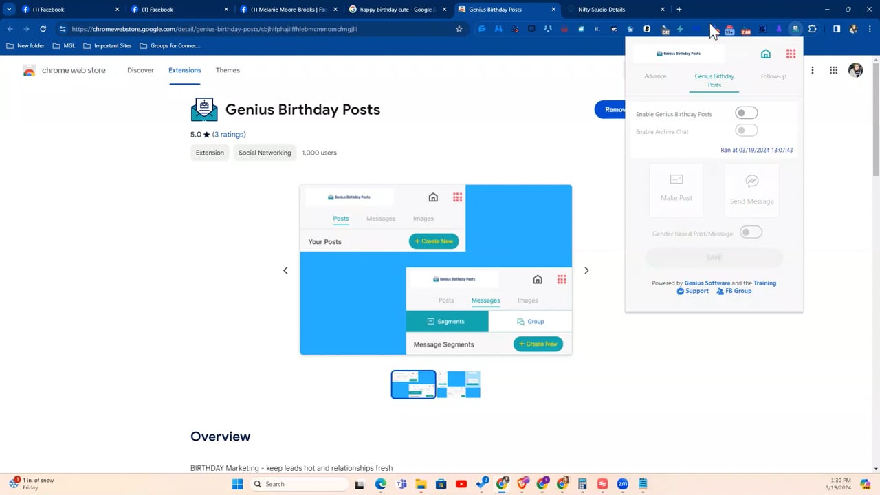 Schedule & Run Birthday Messages & Post - Genius Birthday Training ...