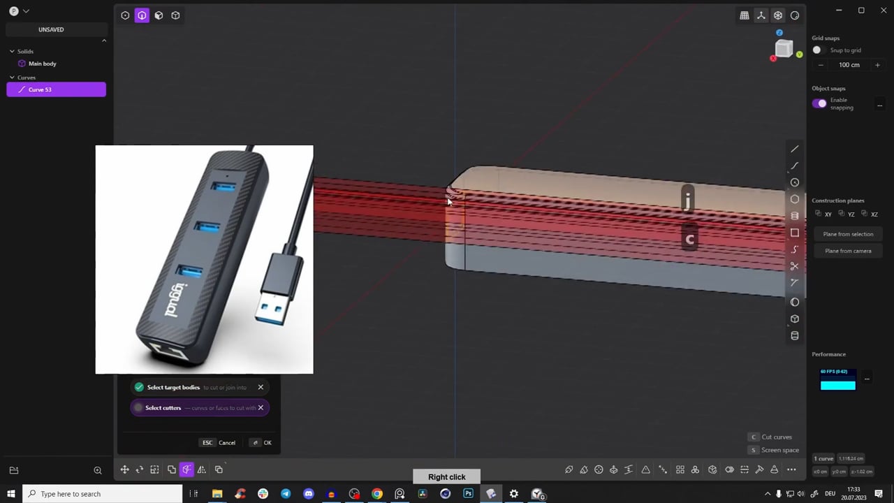 06 - Basic USB Hub Modeling 01 - Plasticity Beginner Introduction ...