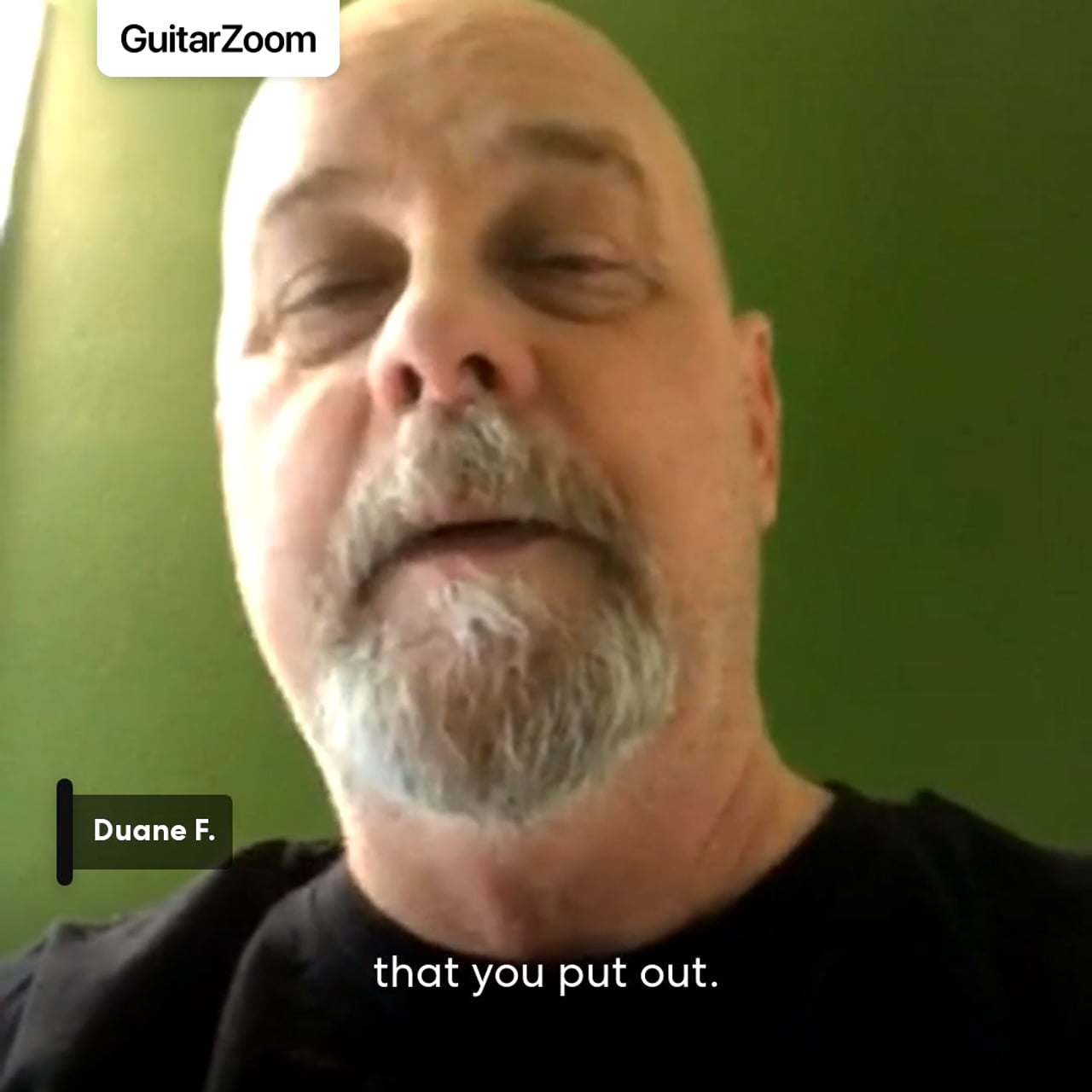 Duane F. - GuitarZoom Academy Success Stories · GuitarZoom FREE