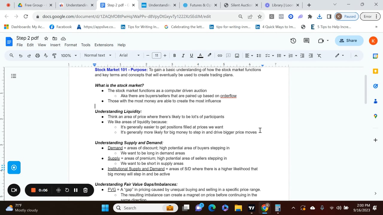 Understanding supply and demand (premium/discount) - Step 2: Market ...