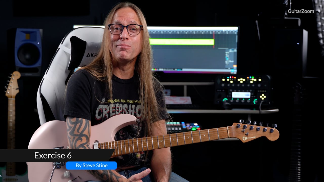 Exercise 6 - 12 Essential Finger Exercises · GuitarZoom FREE