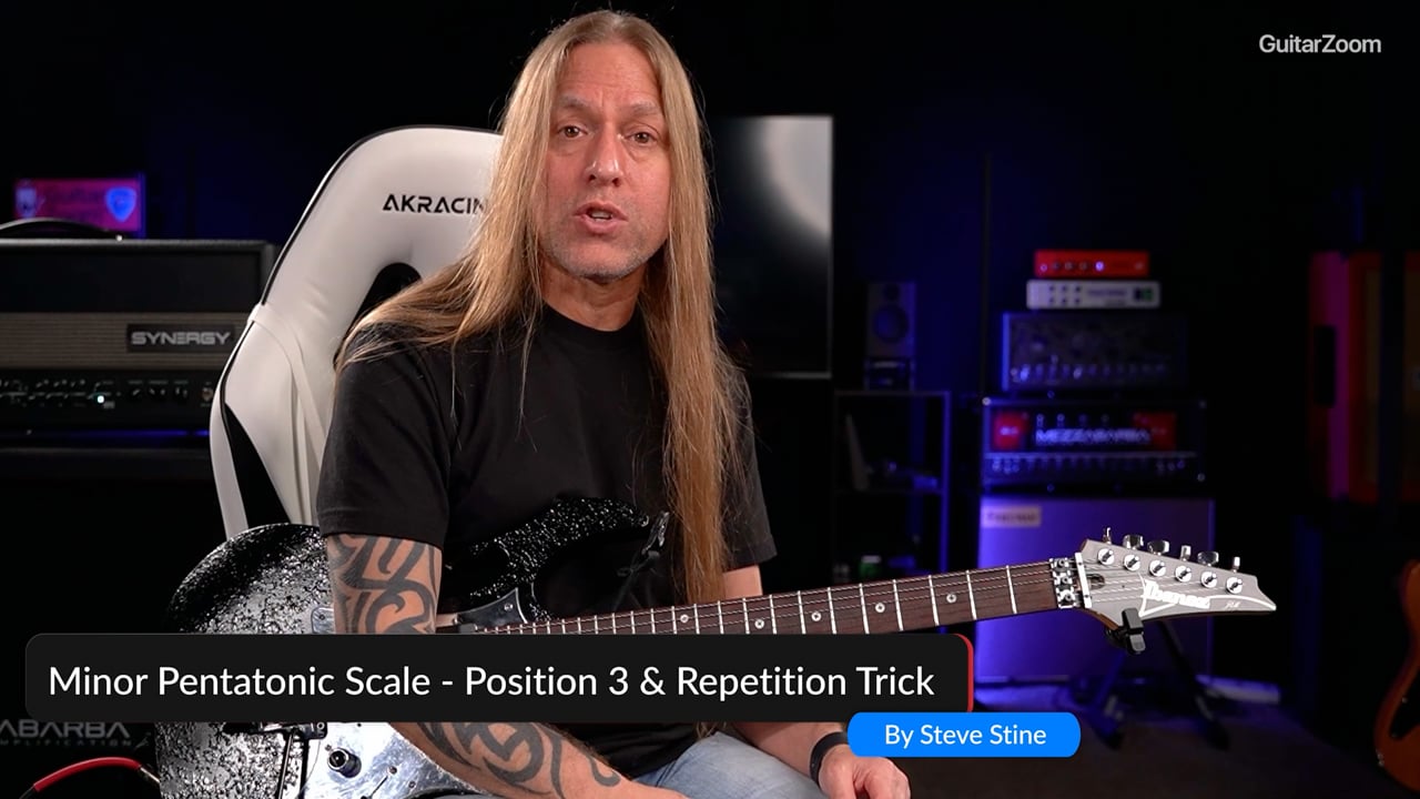 Minor Pent. Scale - Position 3 & Repetition Trick - Unlock Your ...
