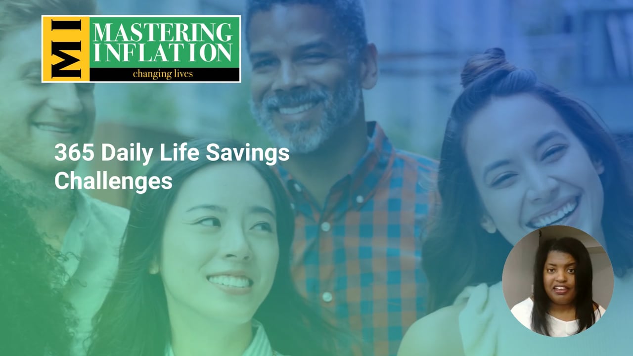 🚨START HERE👉 365 DAILY LIFE CHALLENGE - 4️⃣ 365 Daily Life Savings Challenges · Mastering Inflation