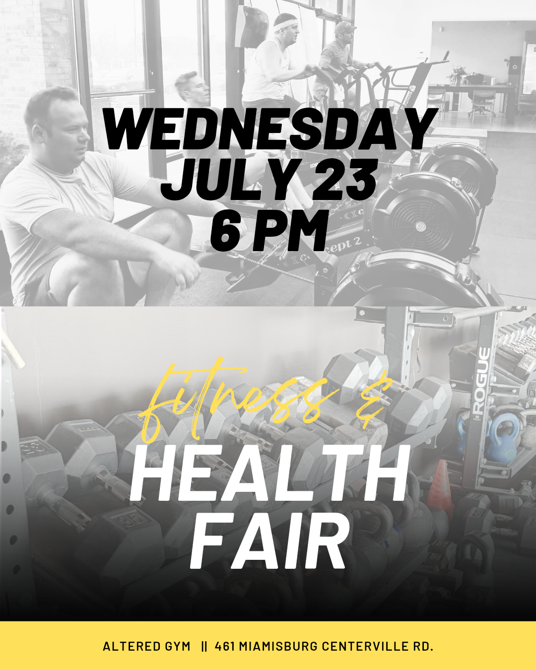 Fitness & Health Fair · ALTERED HEALTH