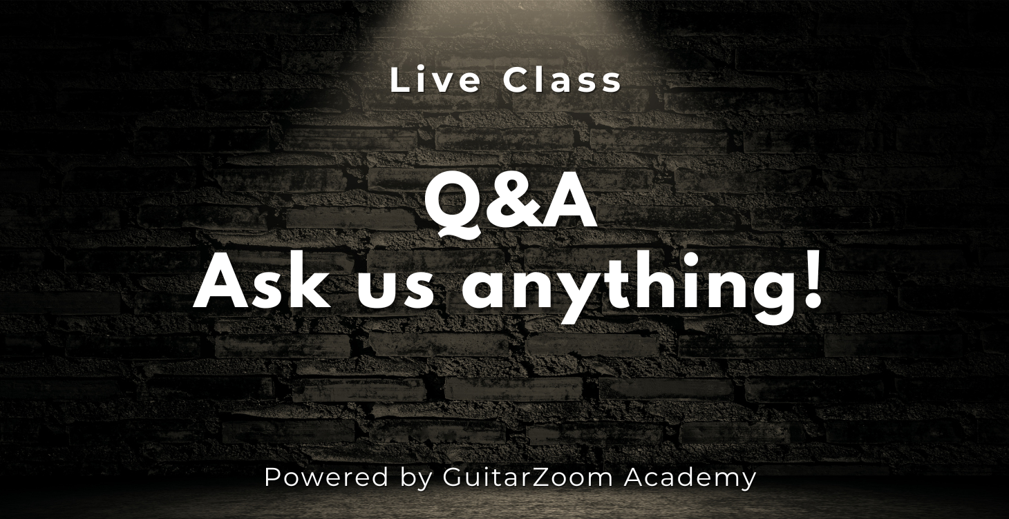 LIVE "Q&A: Ask us anything!" class this Thursday 9/18/25 @ 3pm PST ...