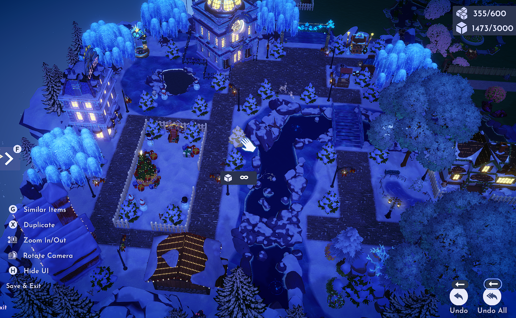 Christmas biome · Disney dream light valley