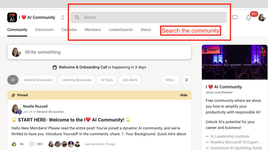 Step 10 → How to get started now? 🚀 - Start Here - Onboarding · I ️ AI Community