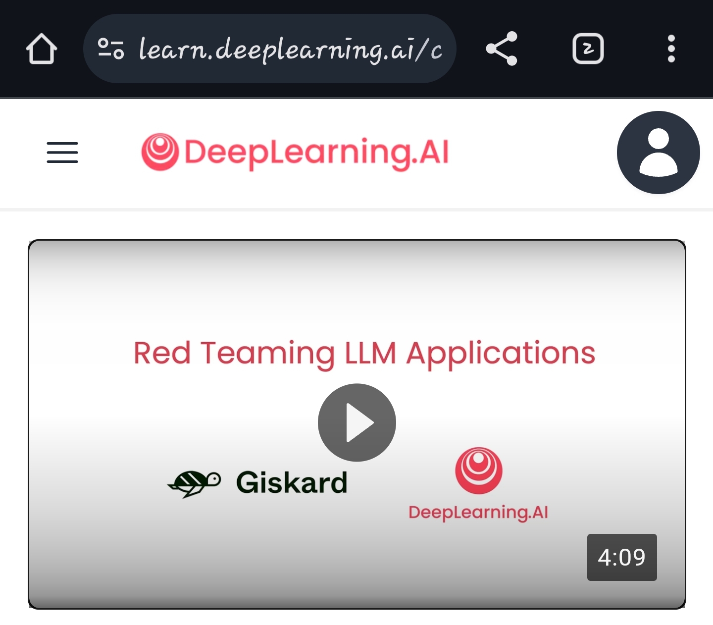 Red teaming LLM by DeeplearningAI · I ️ AI Community