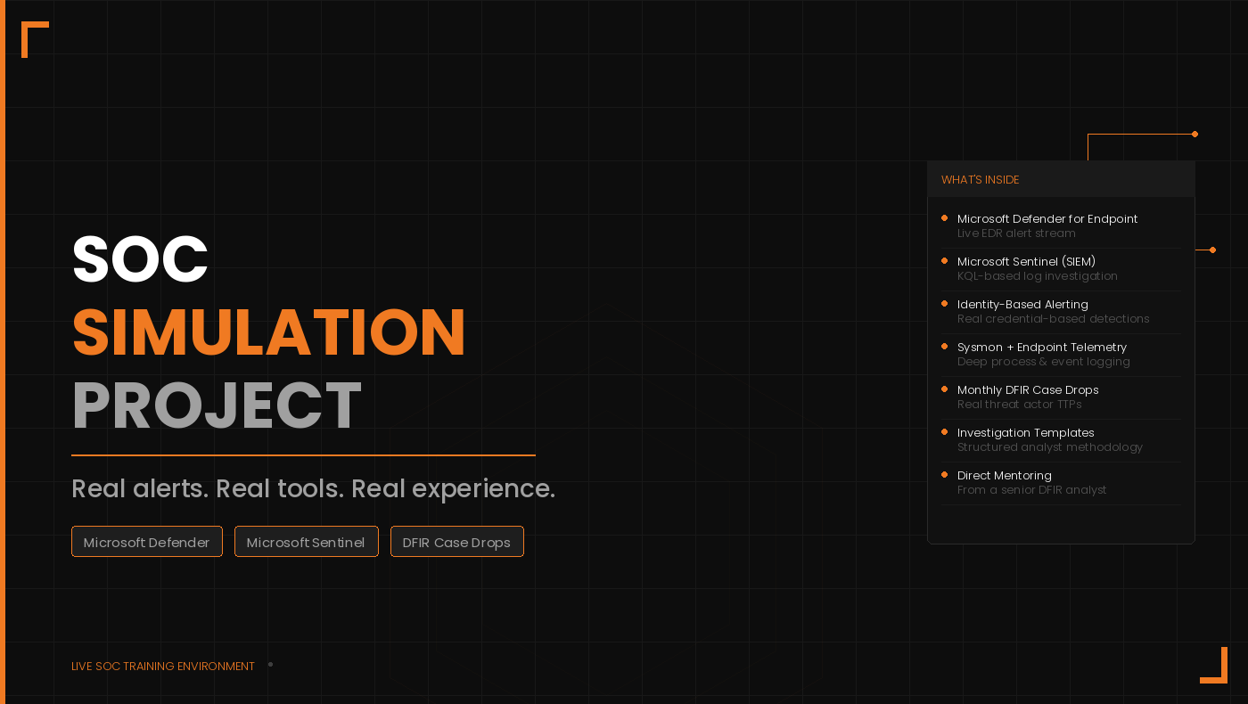 The SOC Simulation Project