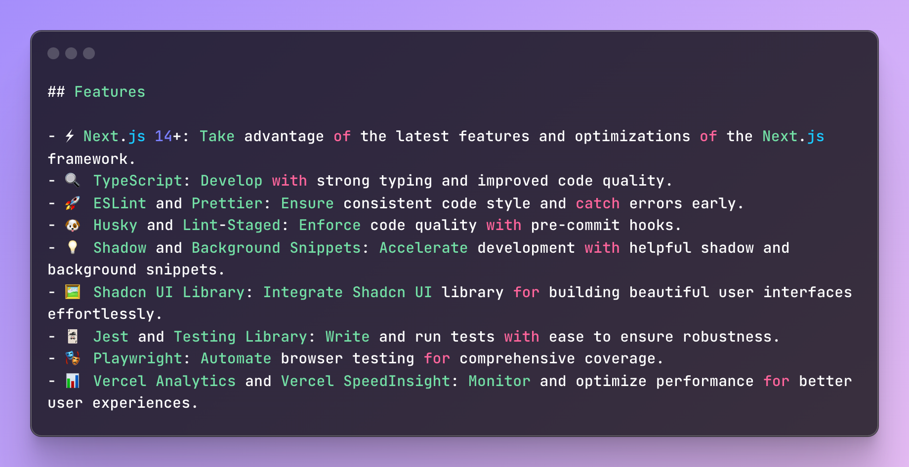Next.js Starter Template · Data Alchemy