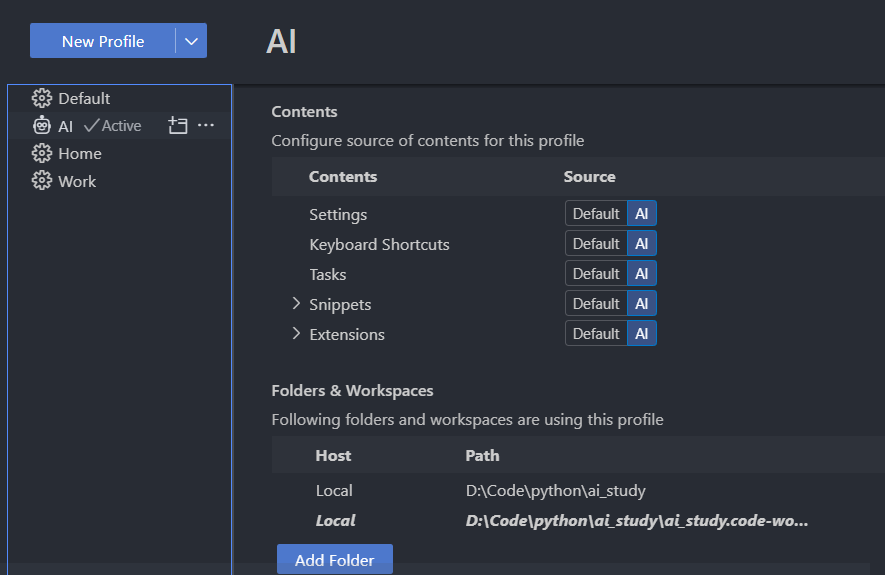 VS Code Profiles · Data Alchemy