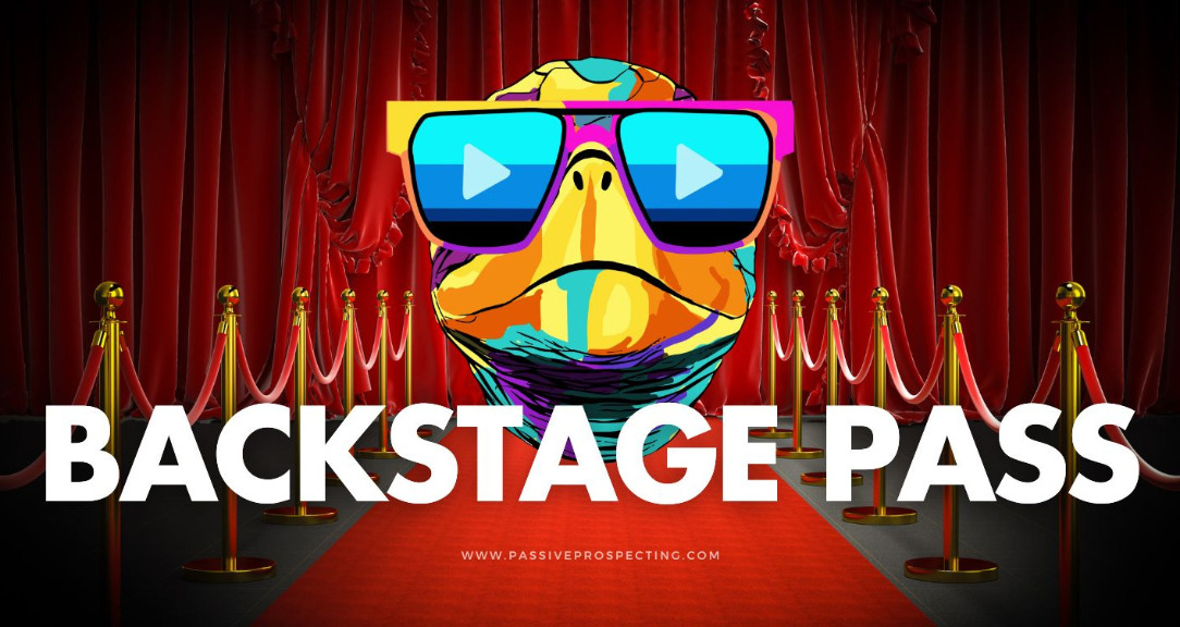 Passive Prospecting Backstage