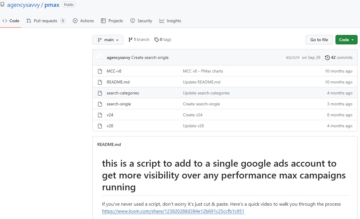 PMax Script 120323 · PPC Launchpad