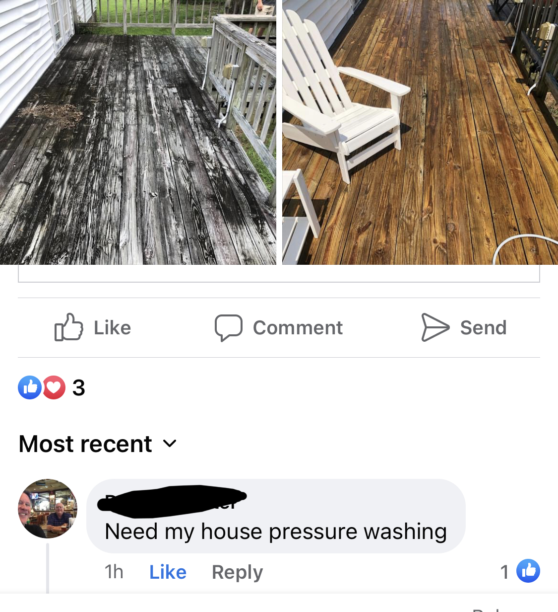 Facebook group shares · Blue Collar Chemists: WashLife