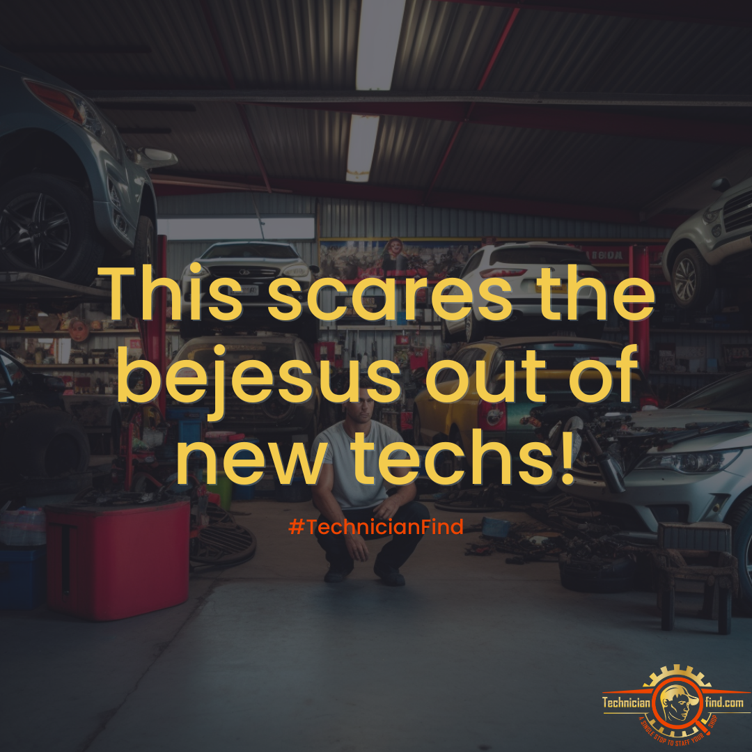 This scares the bejesus out of new techs! · Technician Find Community