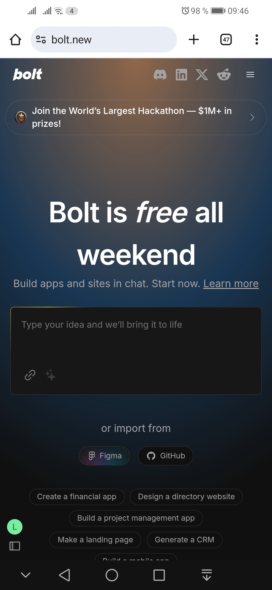 🚨🚨Bolt is officially free for the next 48 hours🙋🚨 · Paname Automatise ...
