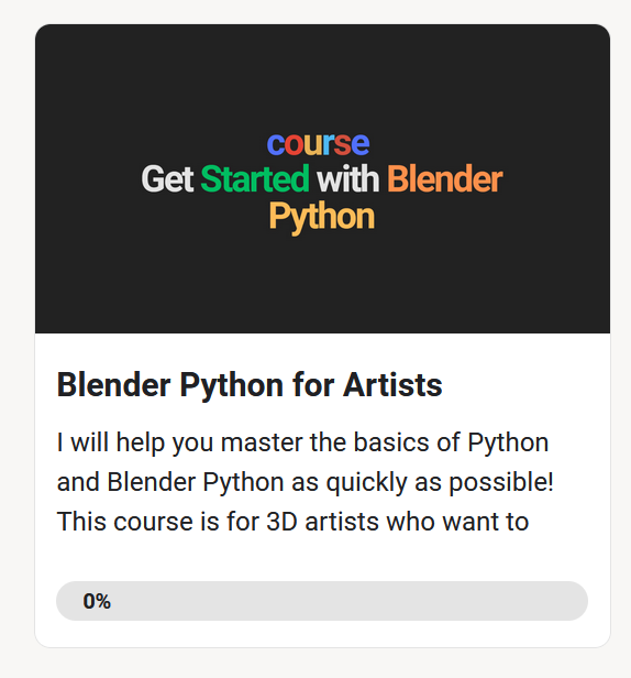 Introduction to Python in Blender for Artists · CG Python Academy (Free)