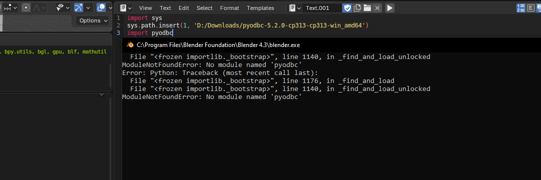 Python module import fails · CG Python Academy (Free)