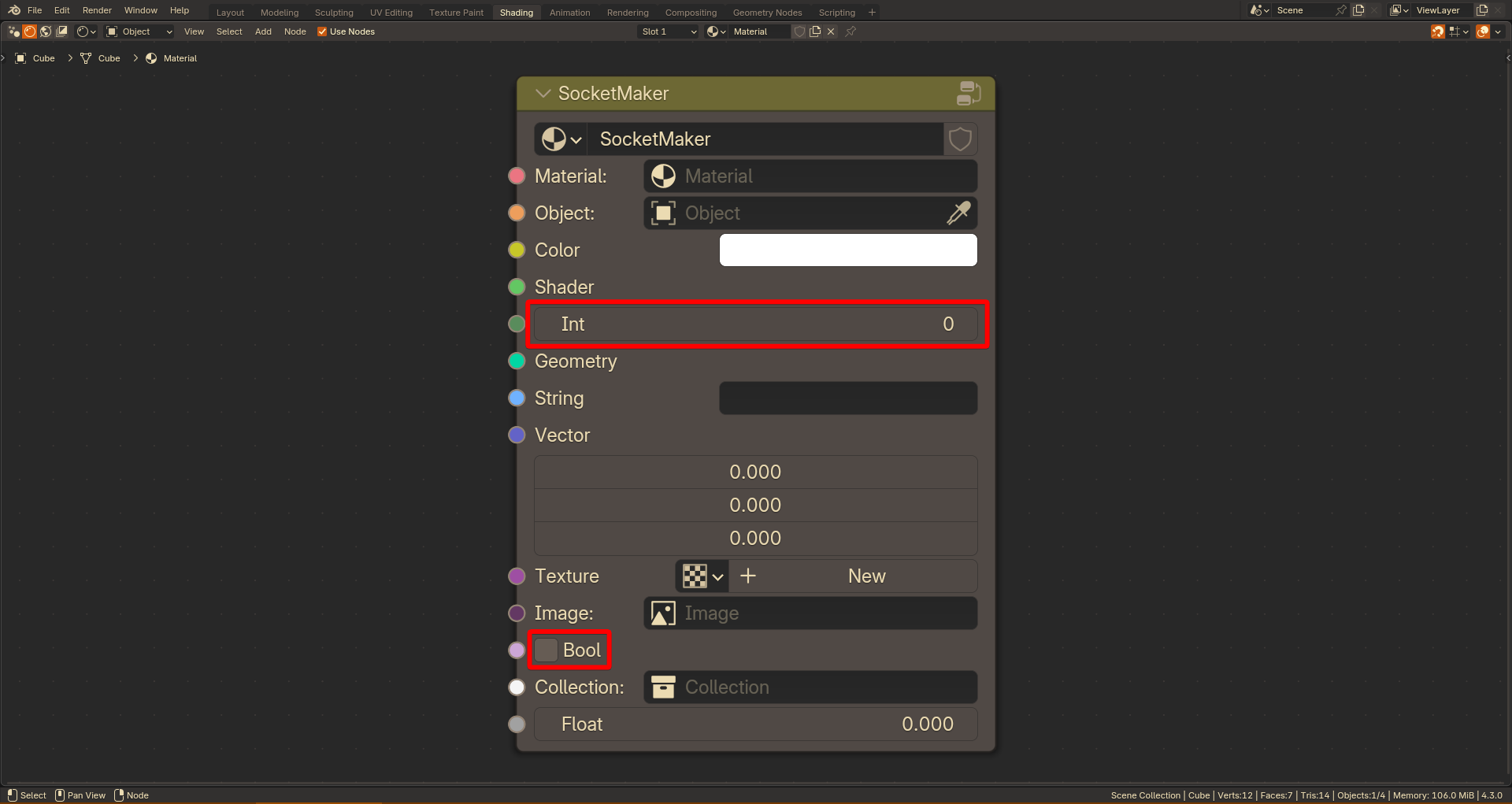How can I create integer and boolean sockets in Blender's compositor? · CG Python Academy (Free)