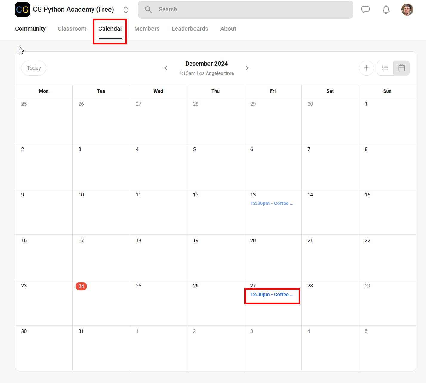 Are you planning to join our virtual hangout? · CG Python Academy (Free)