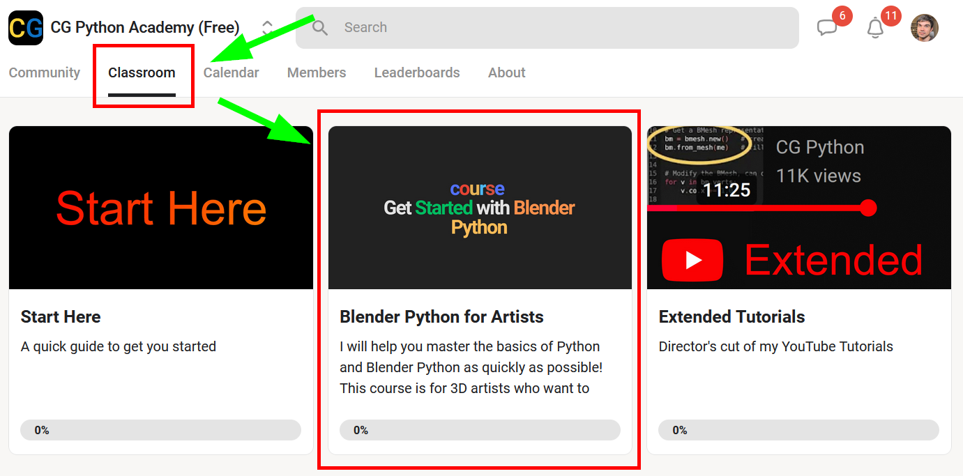 Blender Python for Artists course · CG Python Academy (Free)