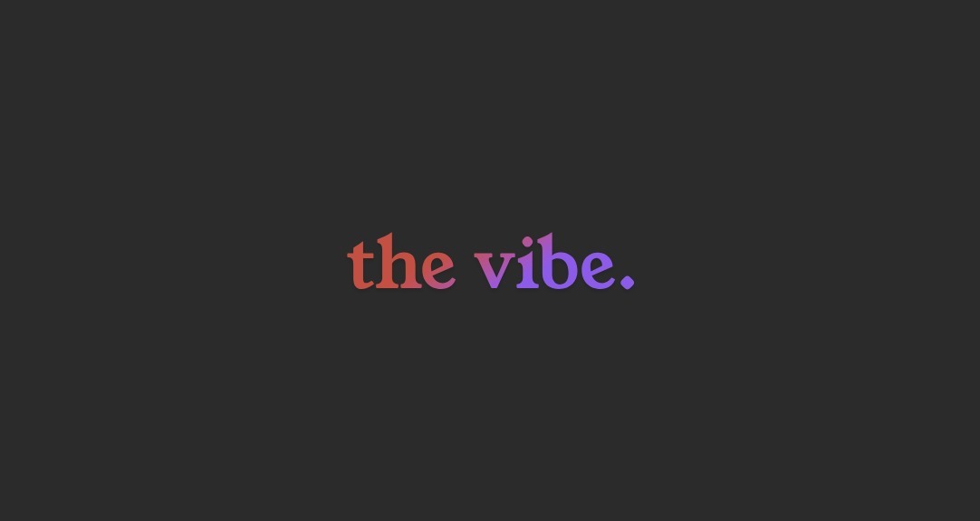 Calendar · the vibe.