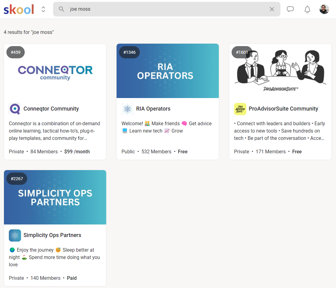 I'm confused... What's the difference between RIA Operators and ProAdvisorSuite Communities ...