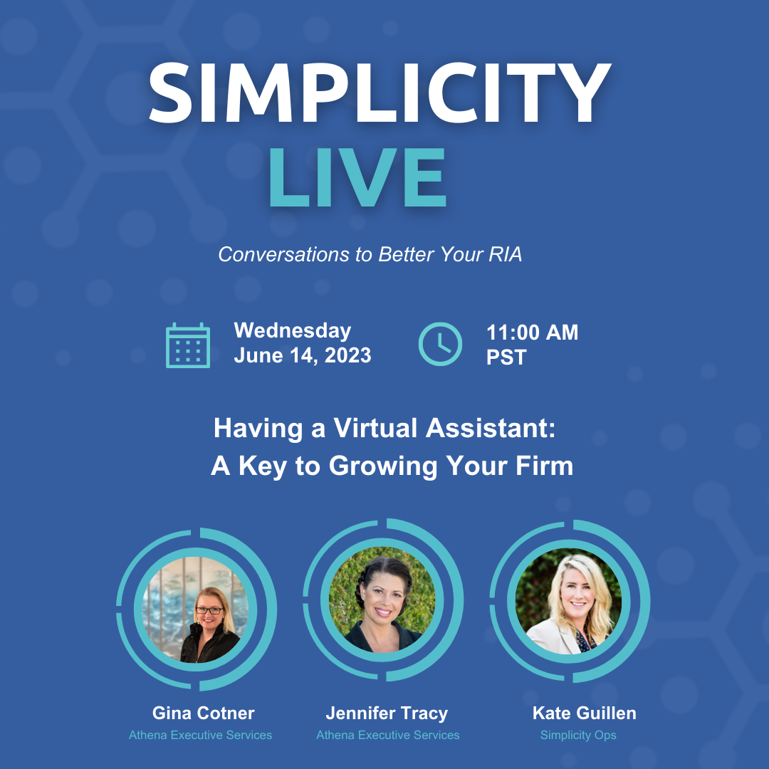 Upcoming Live Webinar · RIA Operators