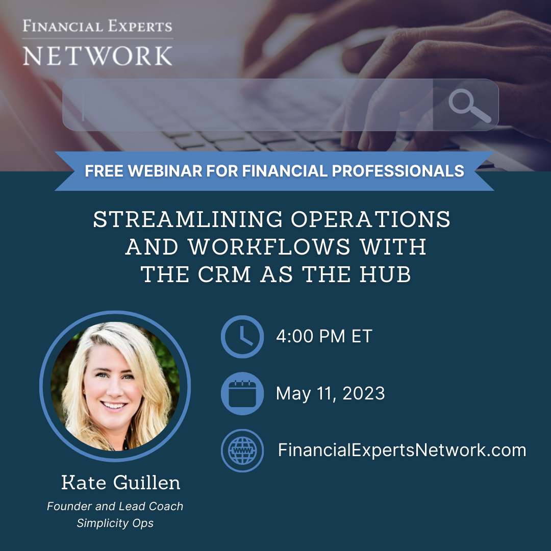 Webinar on Thursday · RIA Operators