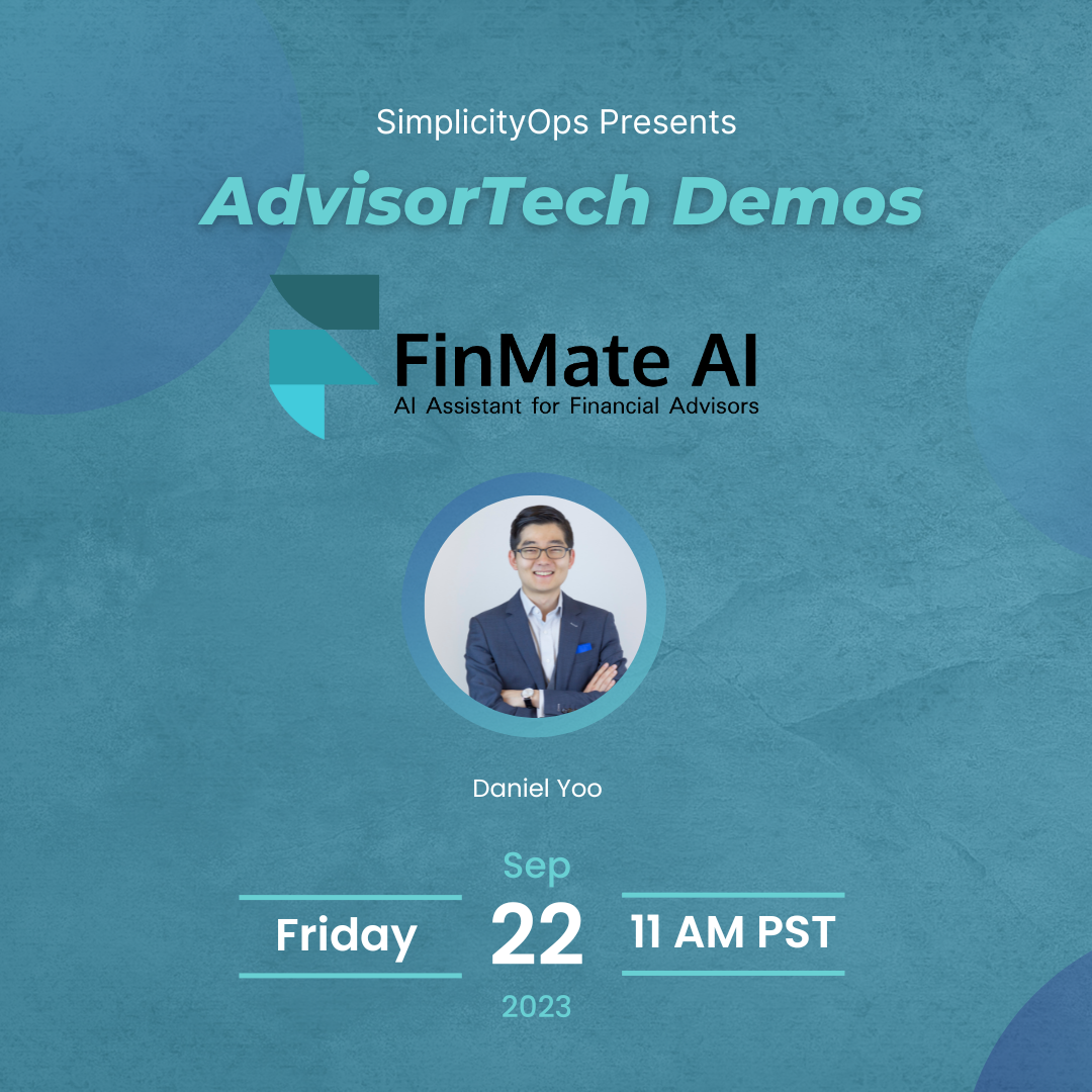 AdvisorTech Demo: FinMate Ai · RIA Operators