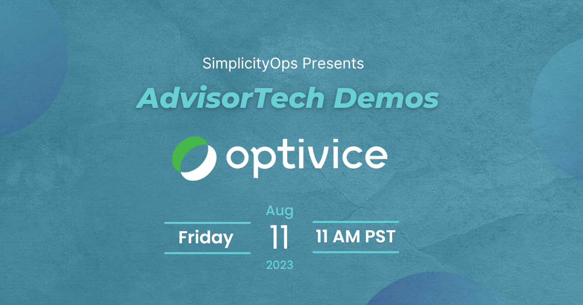 Optivice Demo · RIA Operators