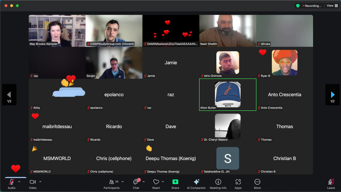 📣 Exciting News! More May Brooks! · CISSP Study Group