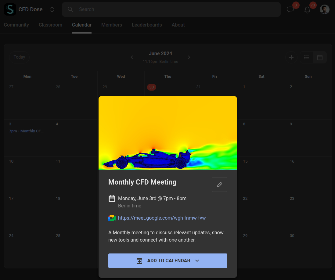 Monthly CFD Dose Chat · CFD Dose