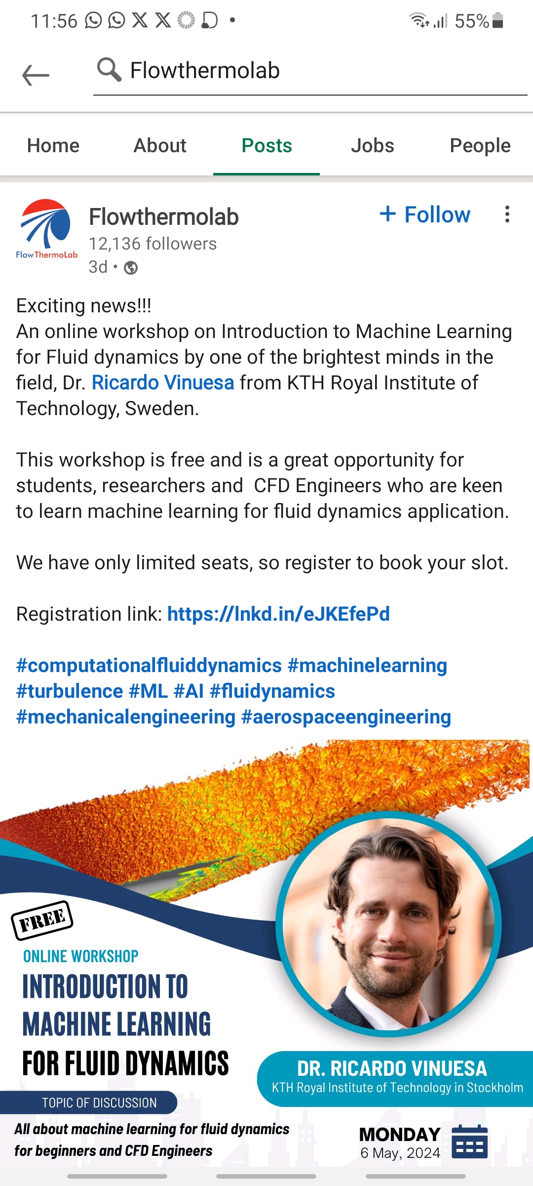 (Free online workshop) introduction to ML for fluid dynamics · CFD Dose