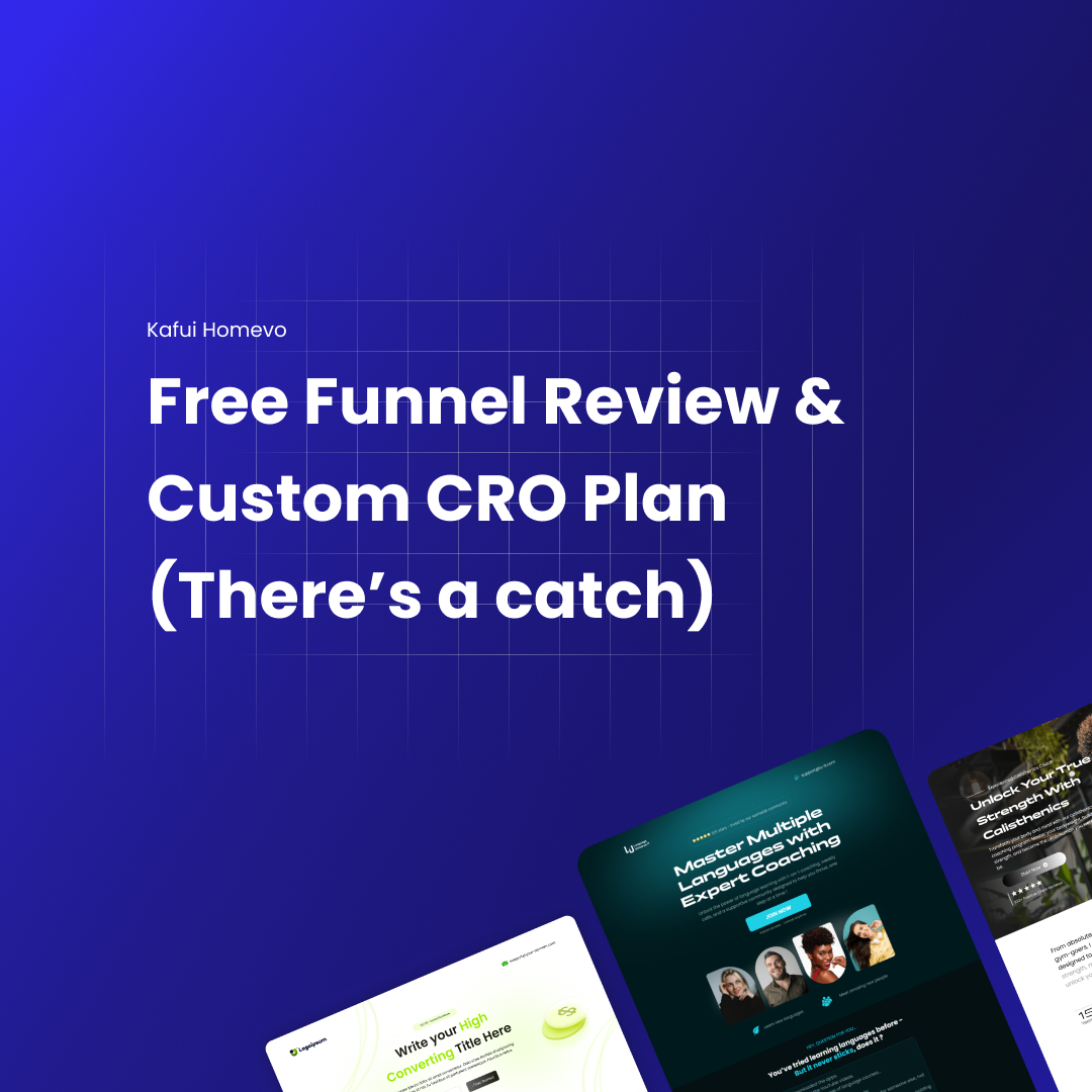 Free Funnel Review & Custom CRO Plan · Freedom Fastlaner
