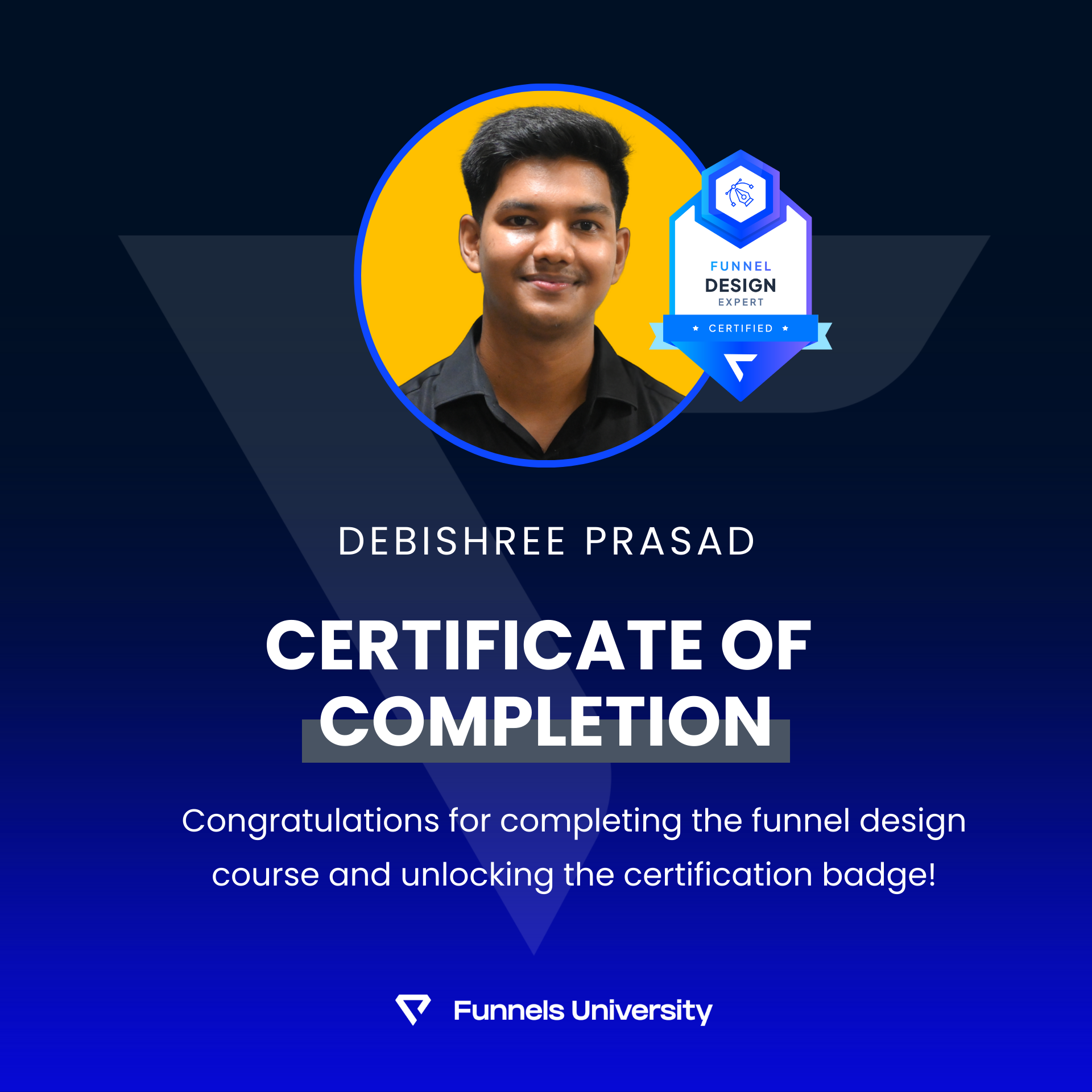 Officially I'm now a World-Class Certified Funnel Strategist!!! 🤩 ...
