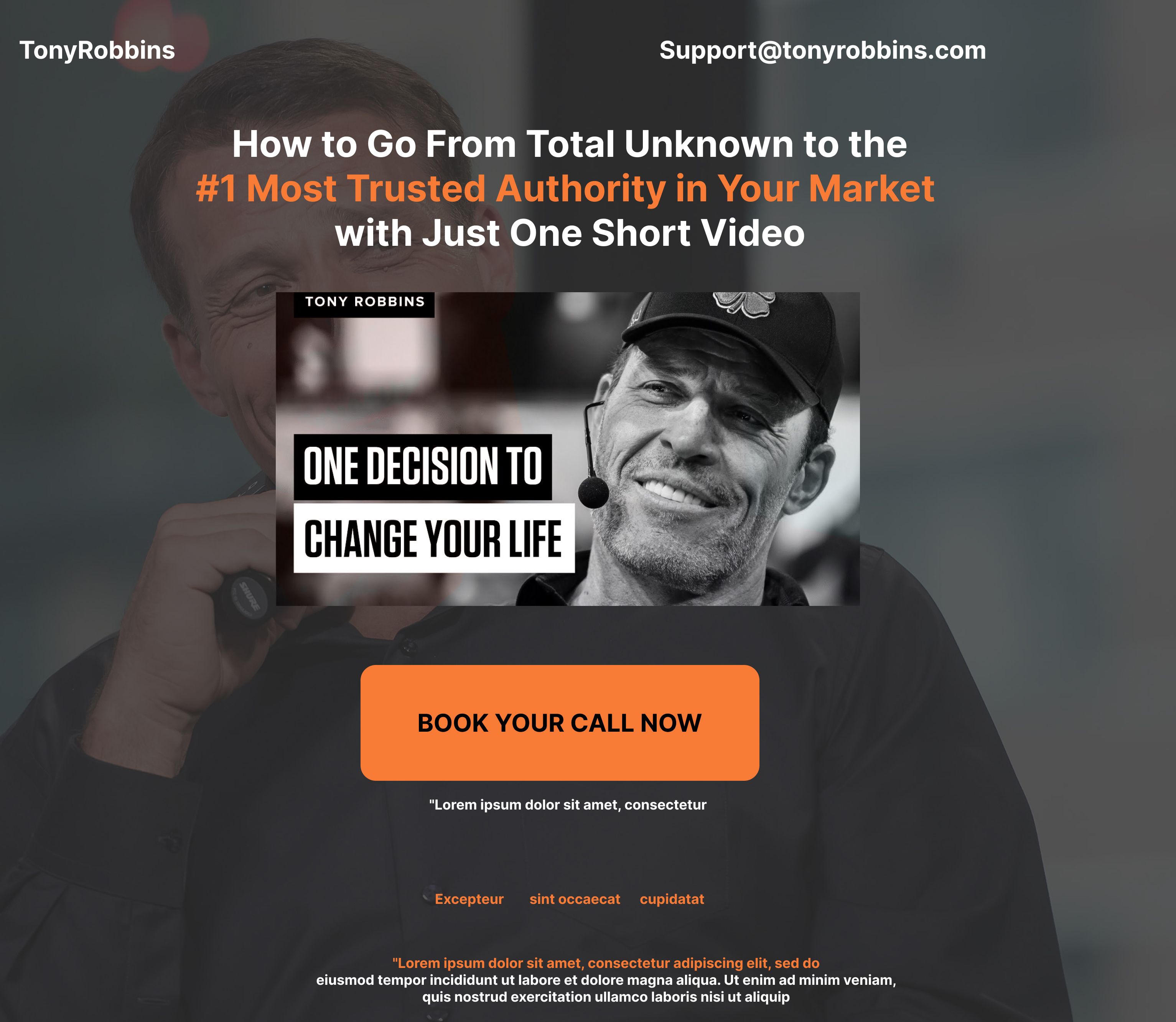 Testing tony robbins stuff · Freedom Fastlaner