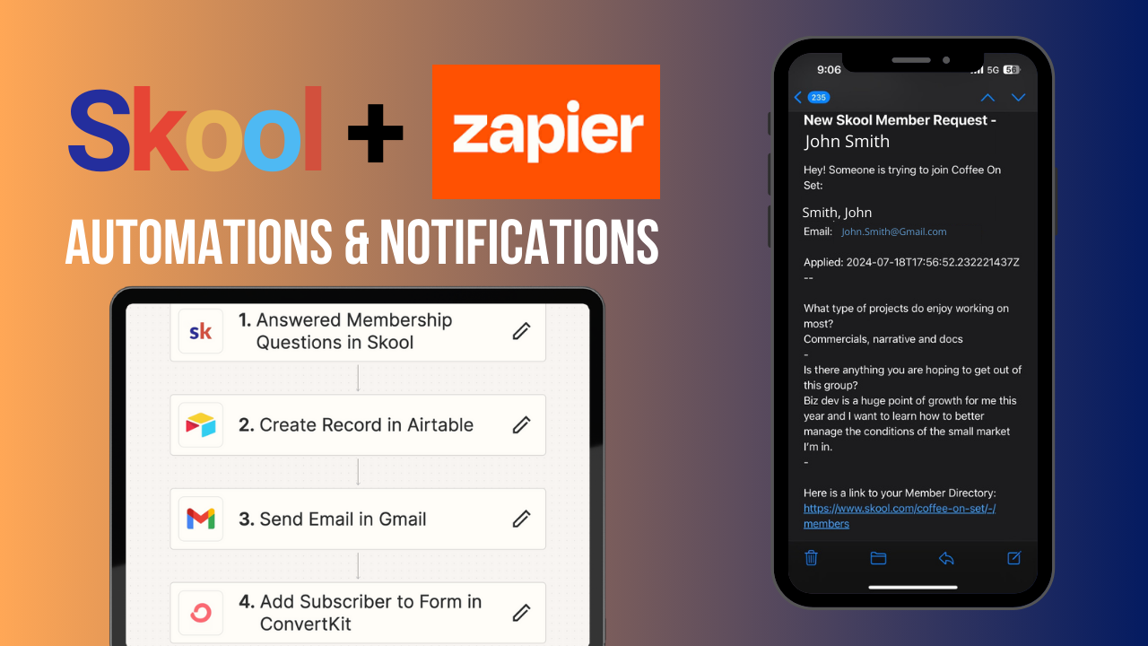 🤖 Custom Notifications for New & Pending Members · Content Academy